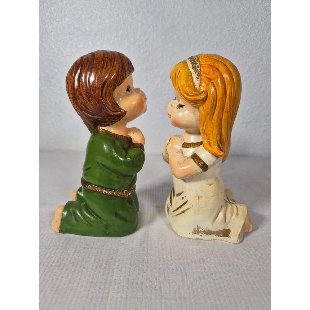 Star Japan | Accents | Vintage Star Japan Hand Painted Praying Boy And ...